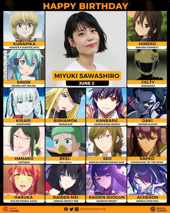 Happy 39th birthday to Sawashiro Miyuki! - Alo Japan All About Japan