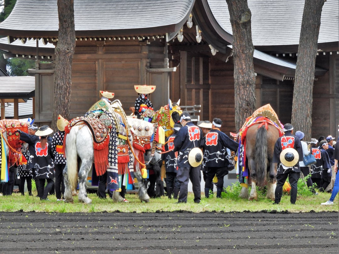 Chagu Chagu Umako Onikoshi Sozen Shrine, Takizawa City, Iwate ...