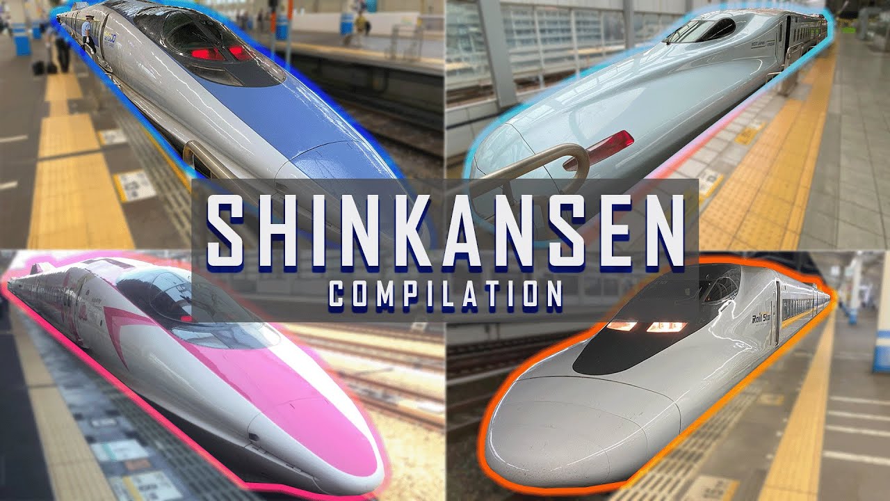 High-speed Shinkansen Collection: All Across Japan | Part 2 West Japan ...