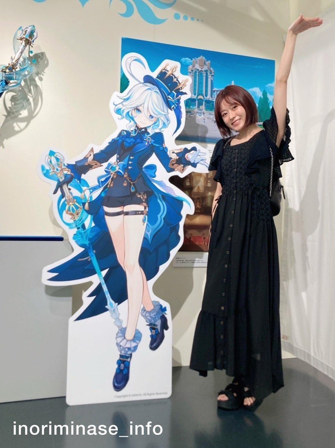 Inori Minase at the Genshin Impact exhibition - Alo Japan All About Japan