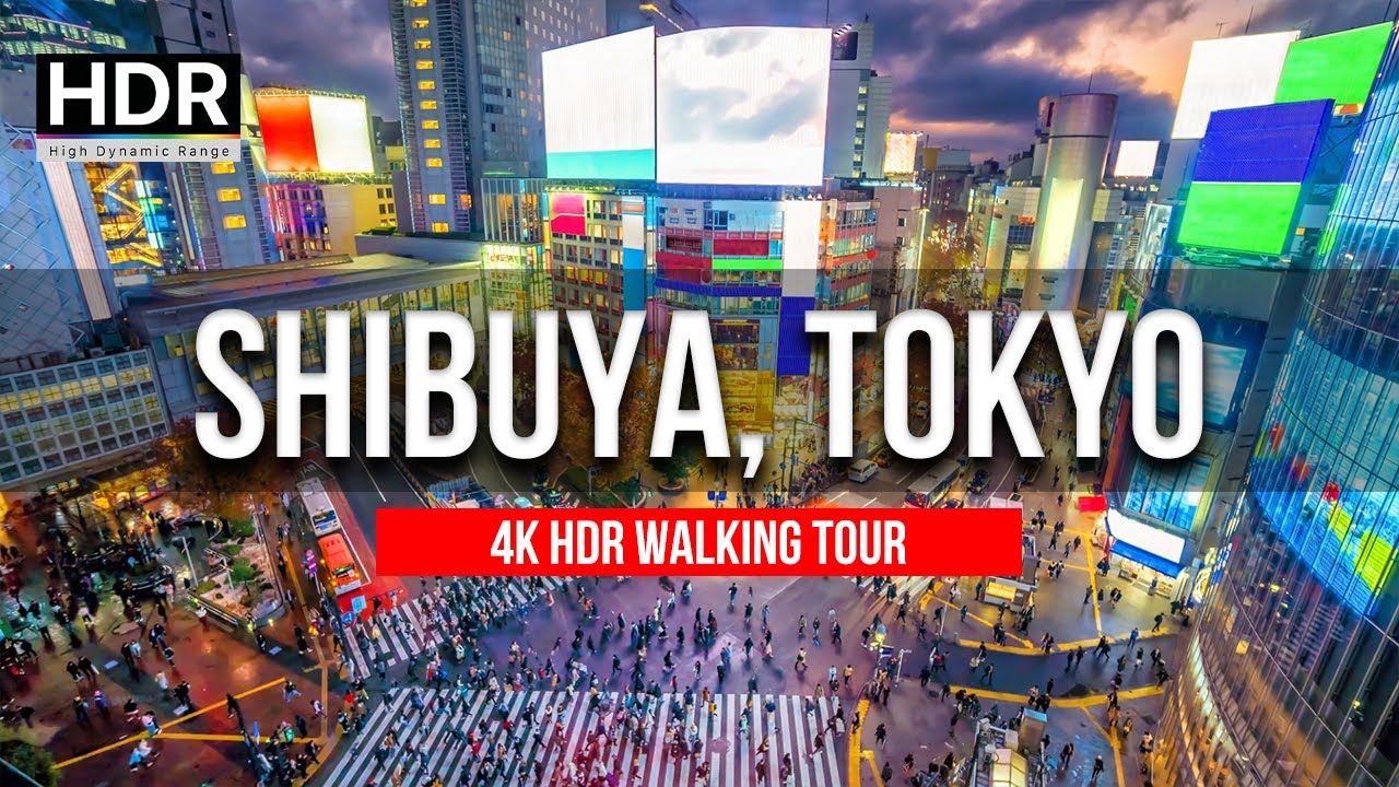 Shibuya Tokyo Walking Tour | Shibuya Crossing at Night | 4K HDR - Alo Japan All About Japan