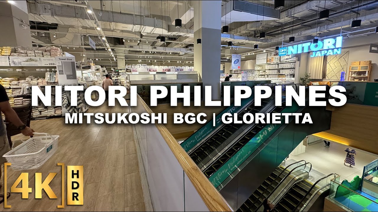 Full Tour at Nitori BGC and Glorietta! Japan's Largest Interior Brand ...
