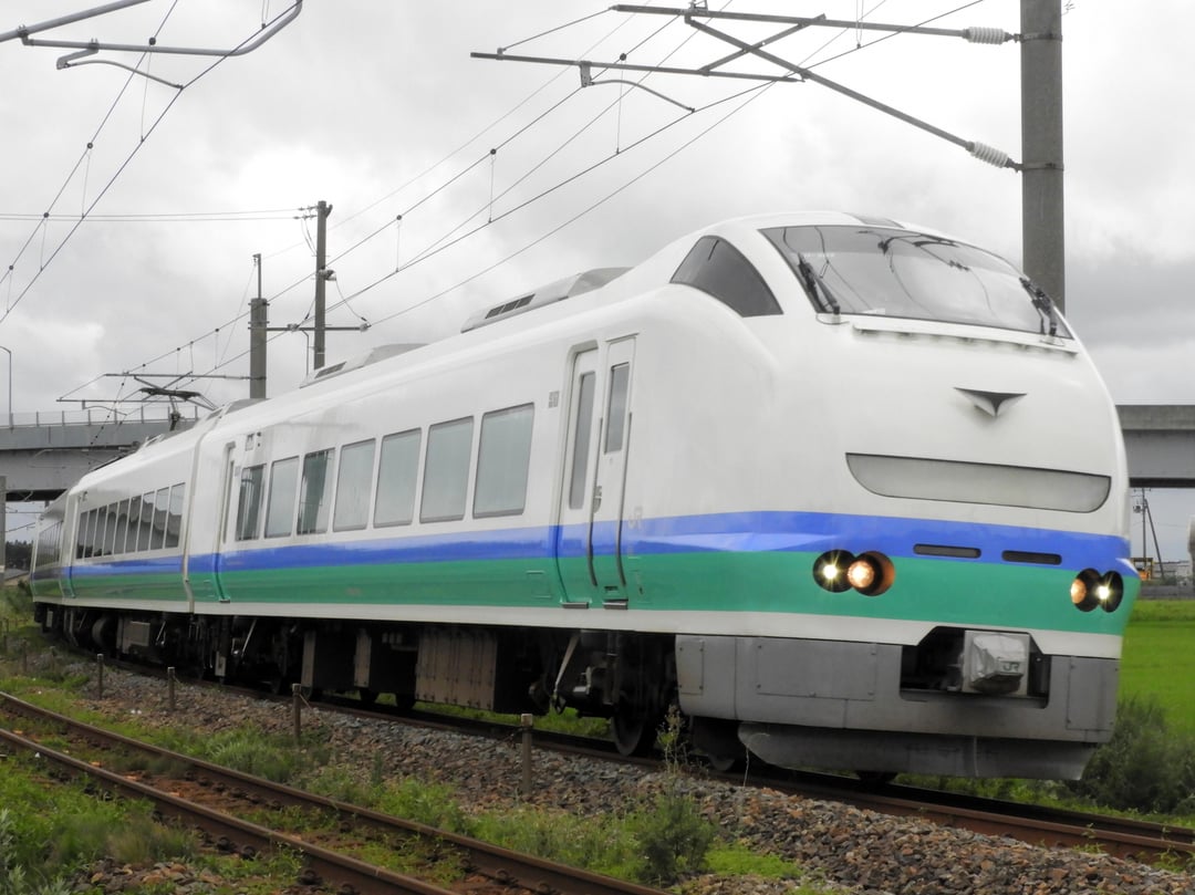 The Inaho limited express train, which runs from Niigata Station in ...