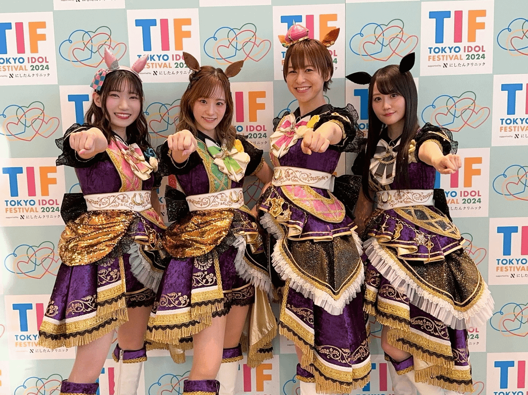 Tokui Sora, Fujimoto Yuri, Ogura Yui, and Fukushima Haruna from TOKYO IDOL FESTIVAL 2024 - Alo ...