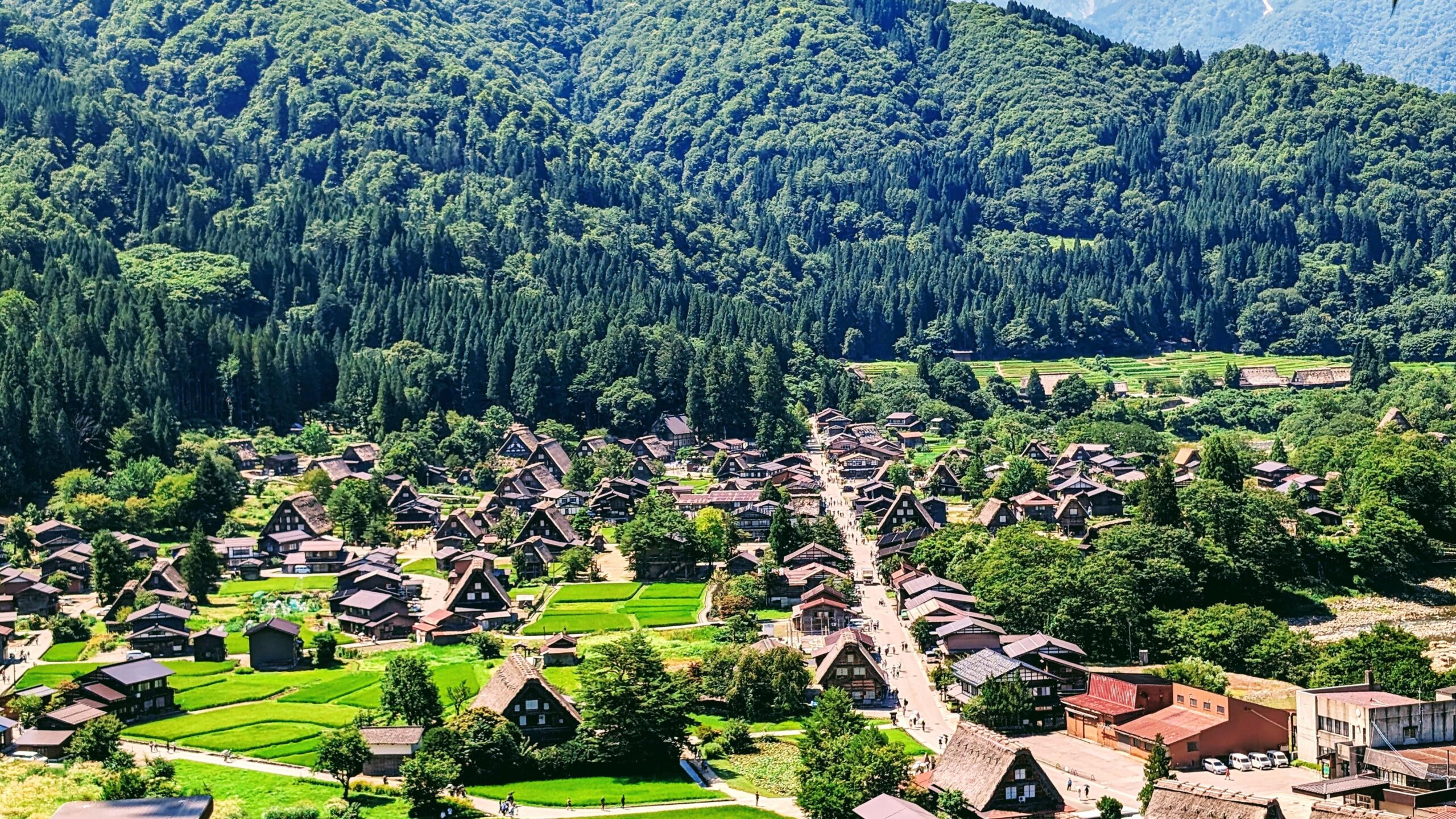 Tucked away in the embrace of the Japanese Alps, Shirakawa Village ...