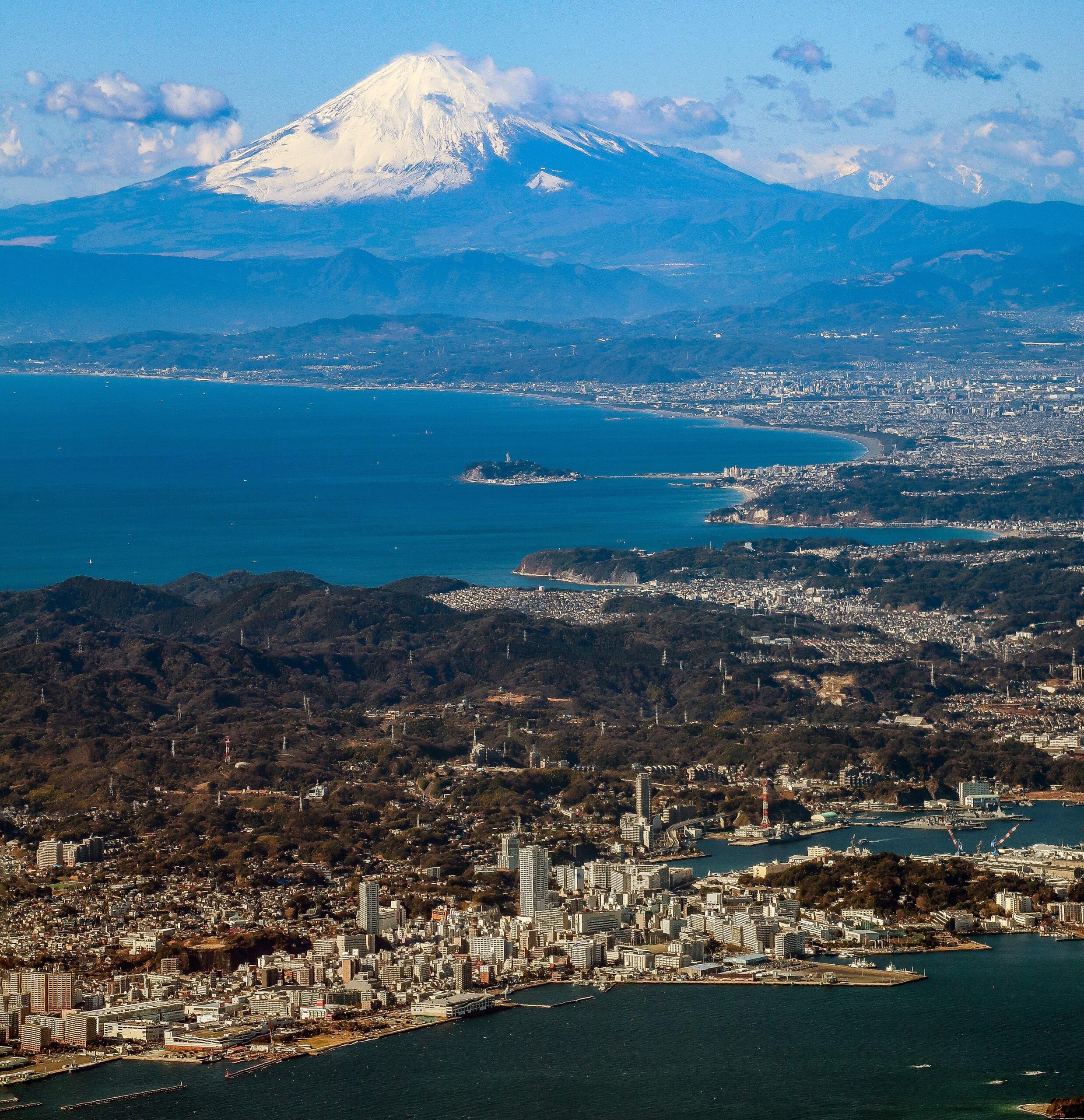 Fuji from the plane - Alo Japan All About Japan