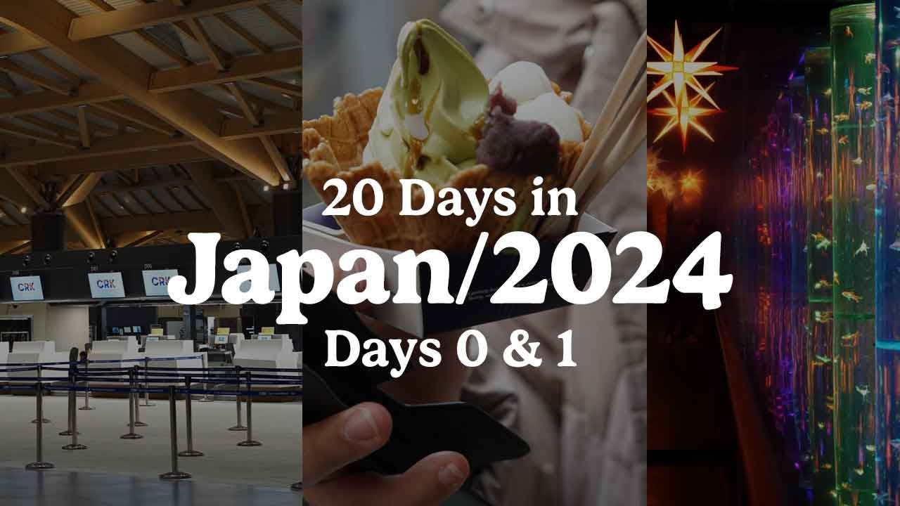 Japan 2024 Days 0 & 1 (Clark to Narita, Toyosu Senkyaku Banrai, Ginza Art Aquarium, Uniqlo Ginza ...