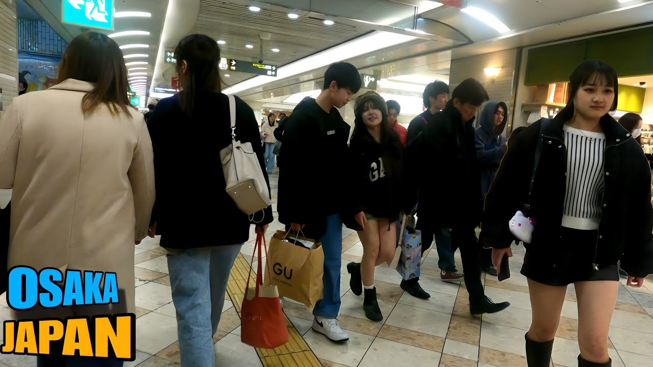 📍Osaka, Japan 4k | NAMBA WALK | An underground mall in Osaka #osaka # ...