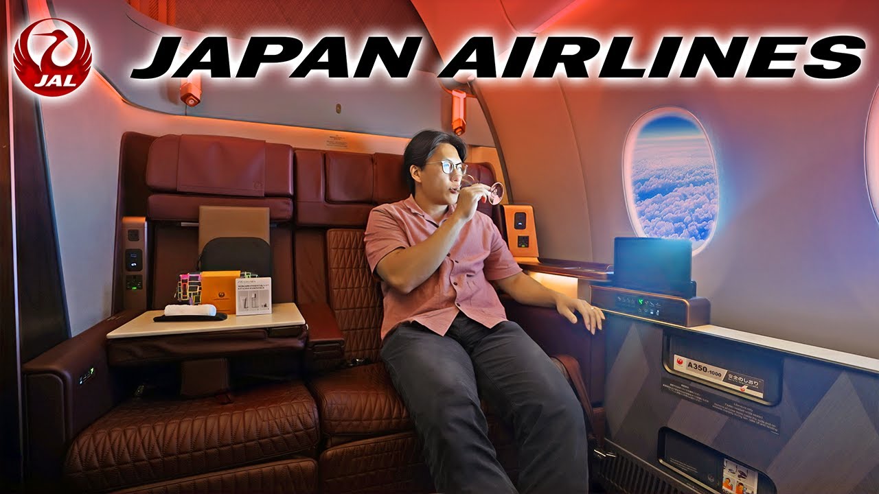 13 Hours in Japan Airlines NEW A350 First Class - Tokyo to New York ...
