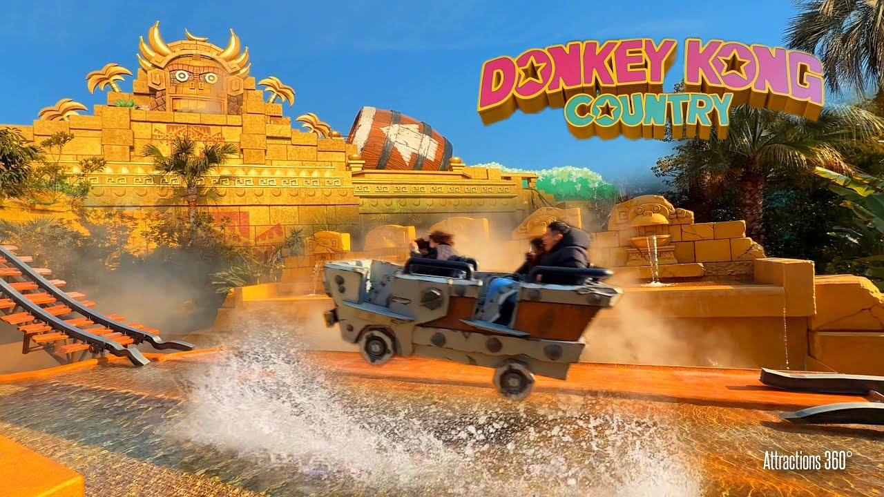 NEW! Donkey Kong Country in REAL Life - Full Land Tour at Universal Studios 2025 - Alo Japan