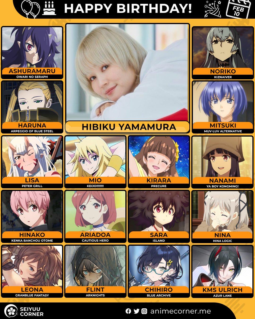 Happy 37th birthday Hibiku Yamamura! - Alo Japan All About Japan