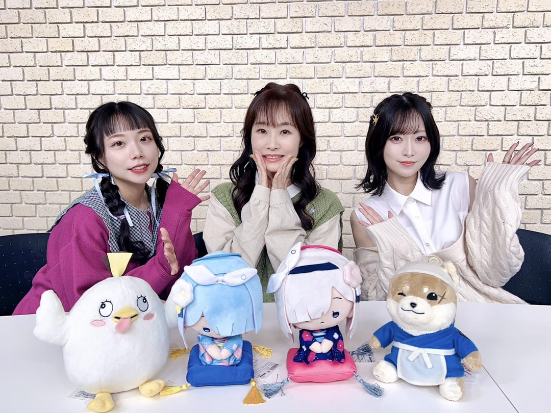 Miura Chiyuki (Nonomi), Ishitobi Erika (Haruka) and Kaihara Reina (Hare ...