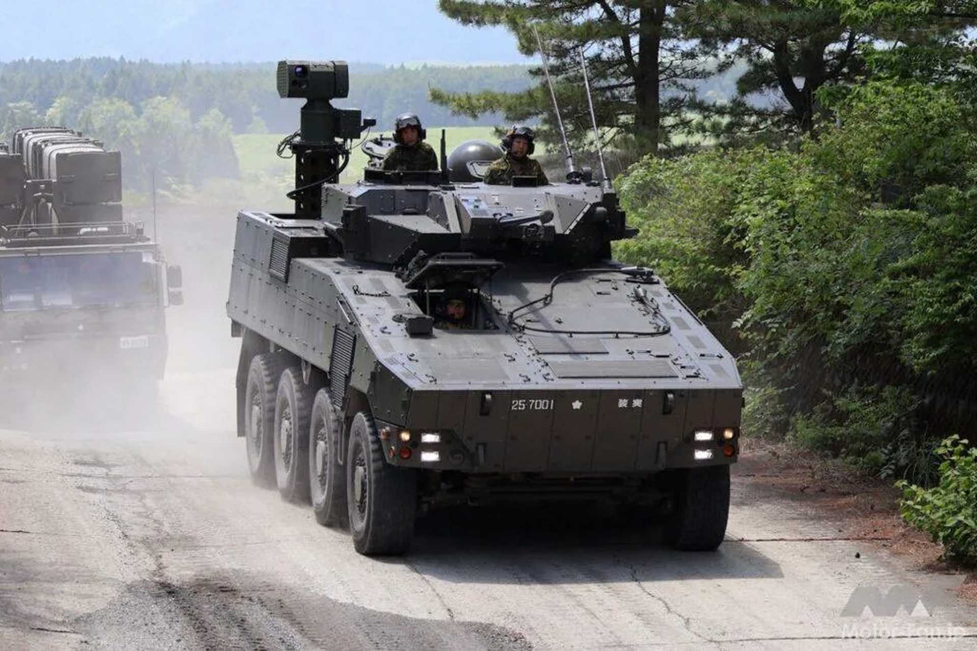 Japanese Army introduces four new combat vehicles for rapid deployment ...